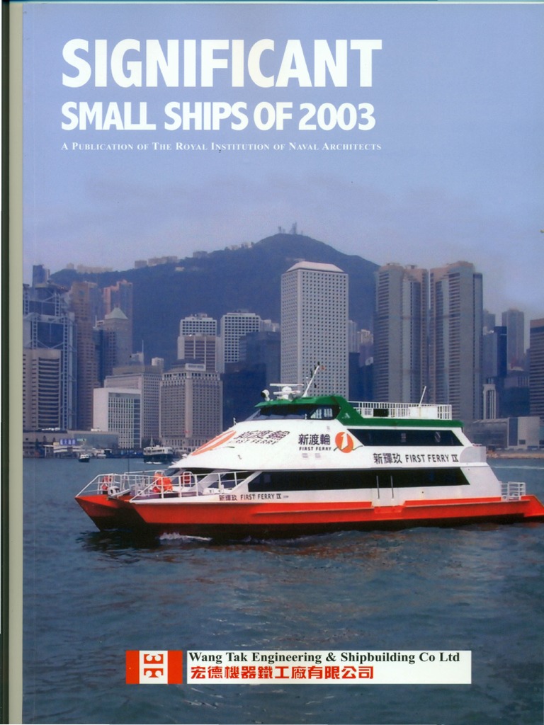 Significant Small Ships 2003 | PDF | Ships | Ferry