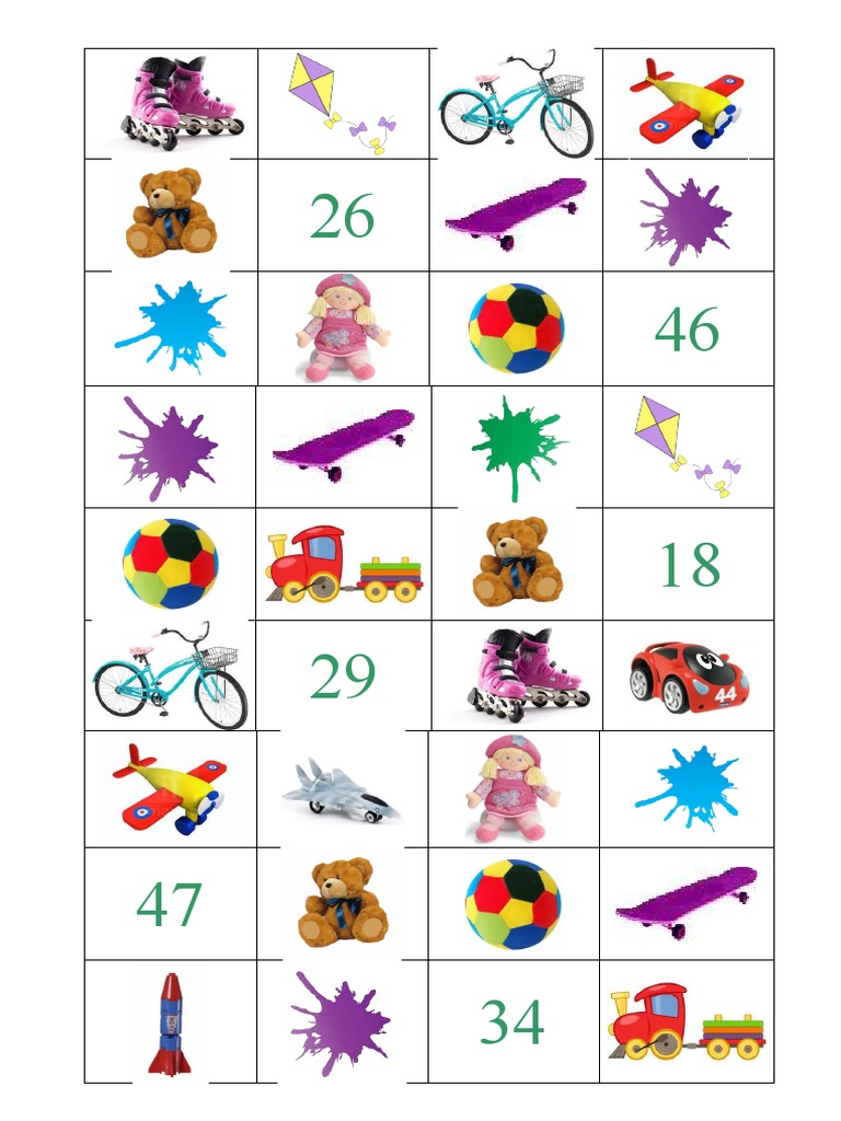 Toys Bingo Games - 32199 | PDF