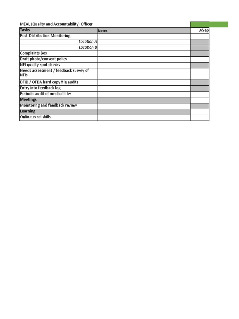 Example Individual Workplan | PDF