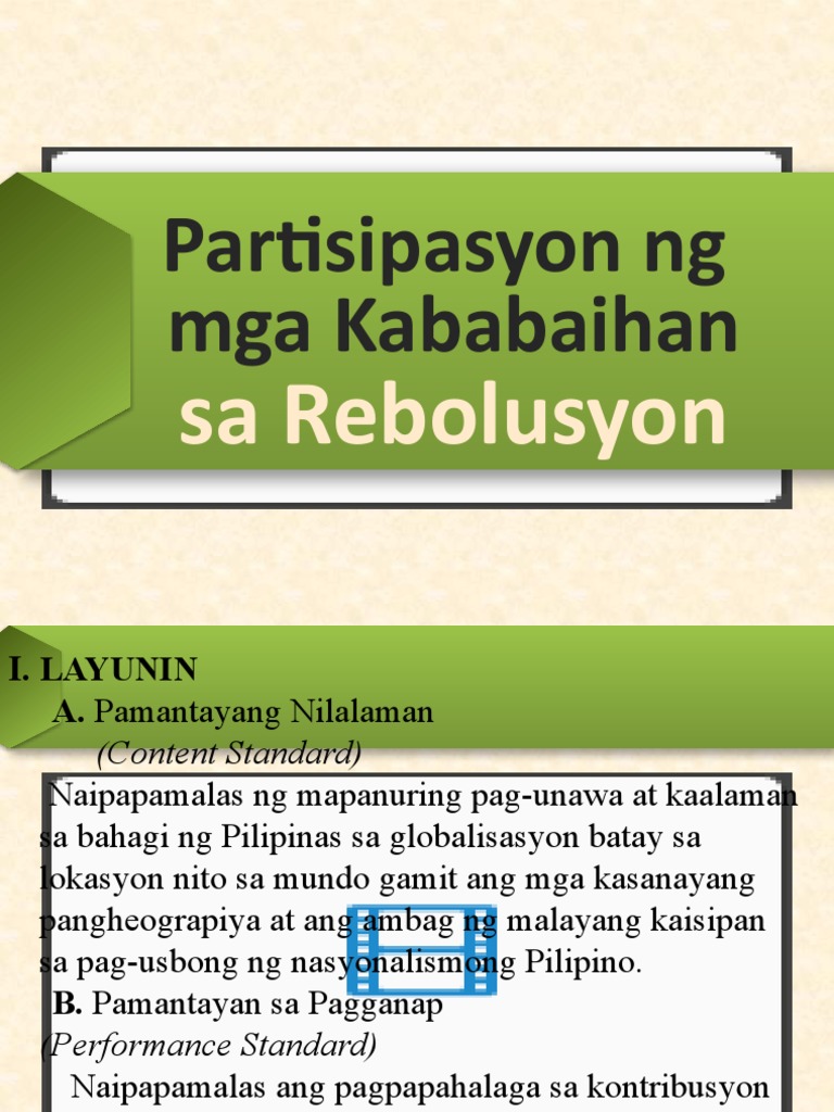 Partisipasyon NG Mga Kababaihan | PDF