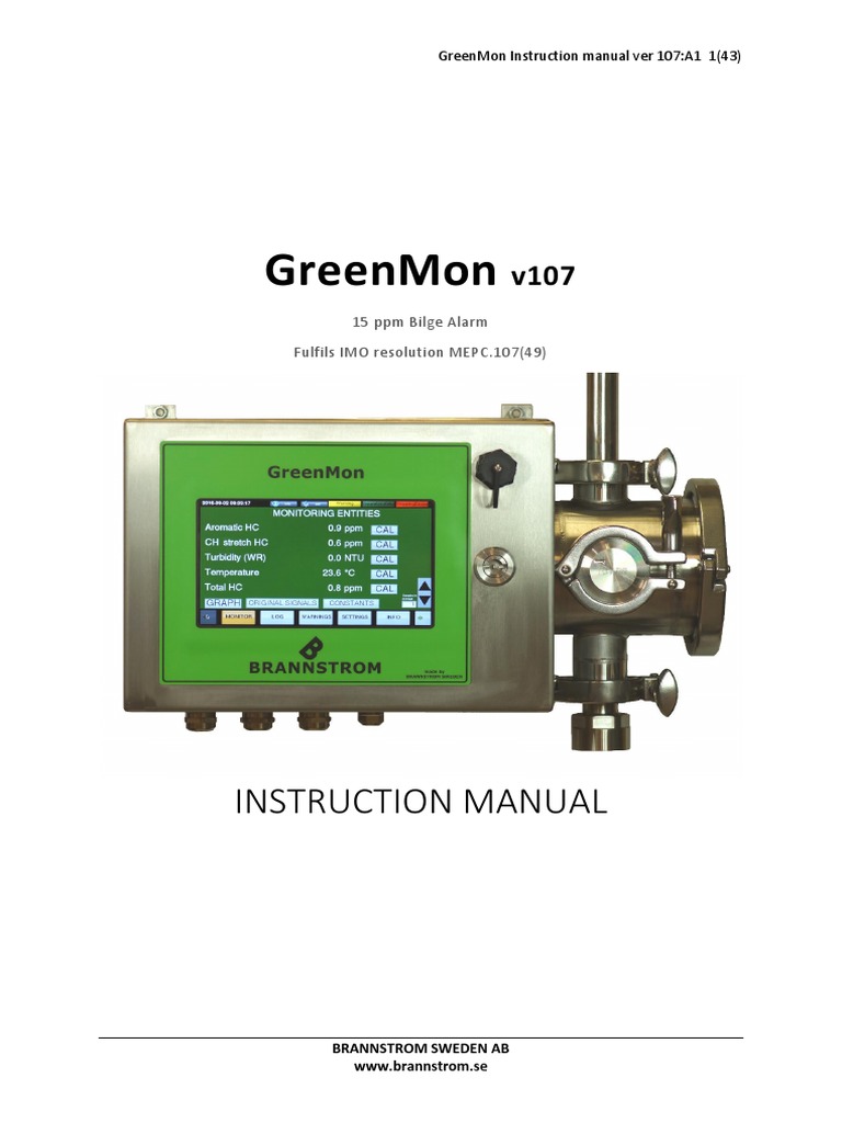 Attachment 7A - Greenmon O&M Manual Rev A1 | PDF | Menu (Computing ...