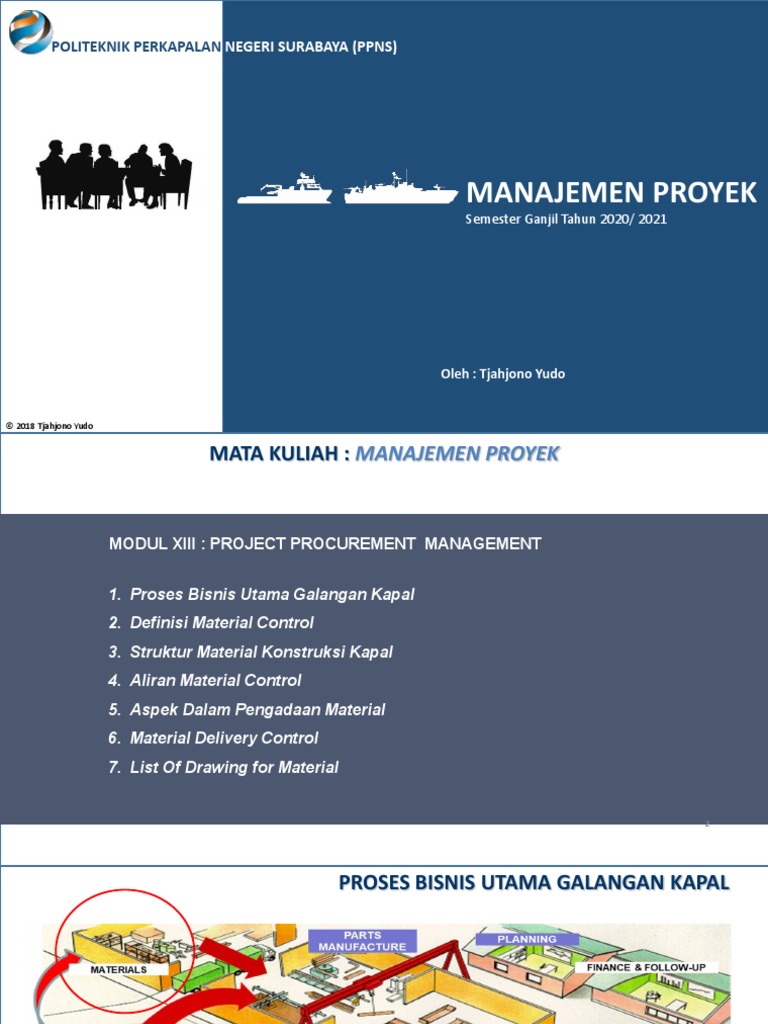 Materi Manajemen Proyek - Modul Xiii - Project Proc MGMT - Nop 2020 | PDF Materi Manajemen Proyek - Modul Xiii - Project Proc MGMT - Nop 2020 | PDF