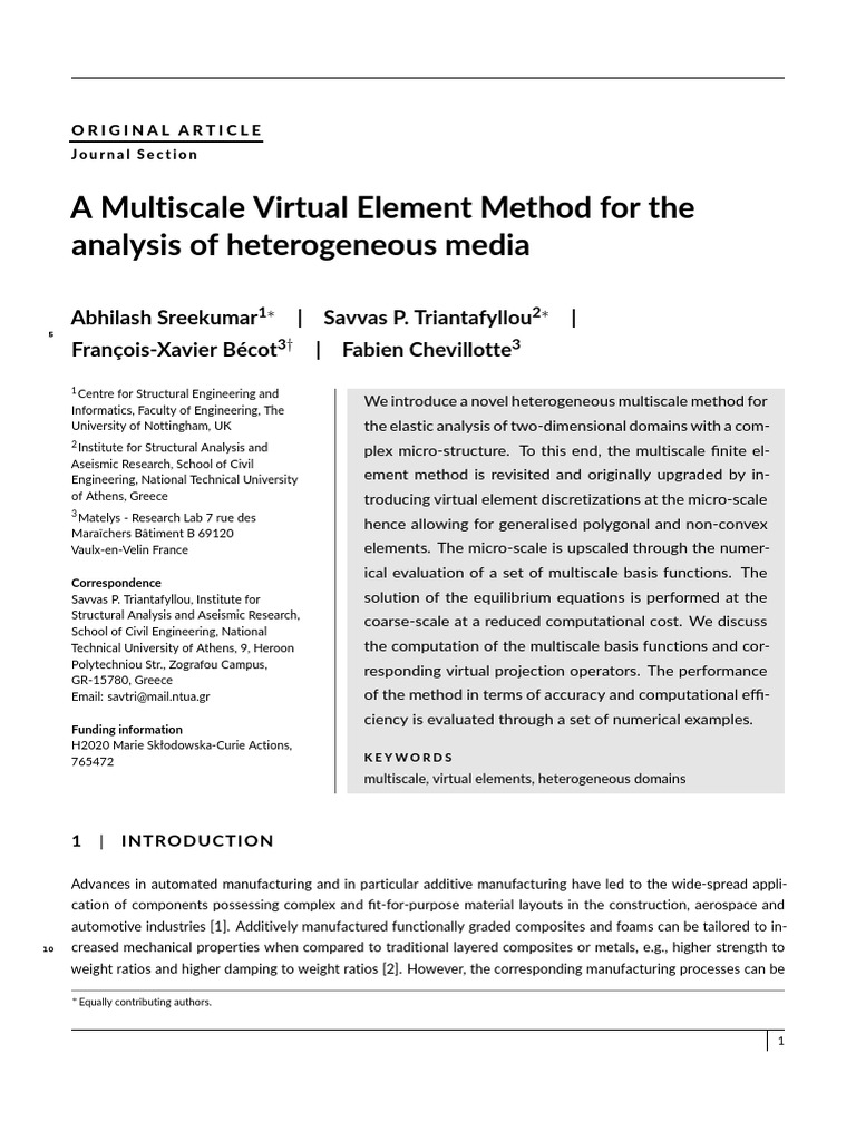 Preprint - A Multiscale Virtual Element Method For The Analysis of Heterogeneous Media ...