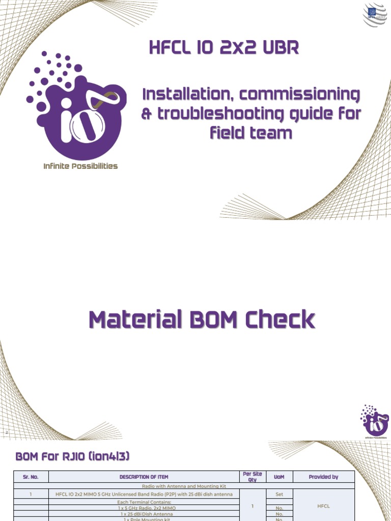 HFCL UBR Configuration and Setup Guide | PDF | Network Protocols ...