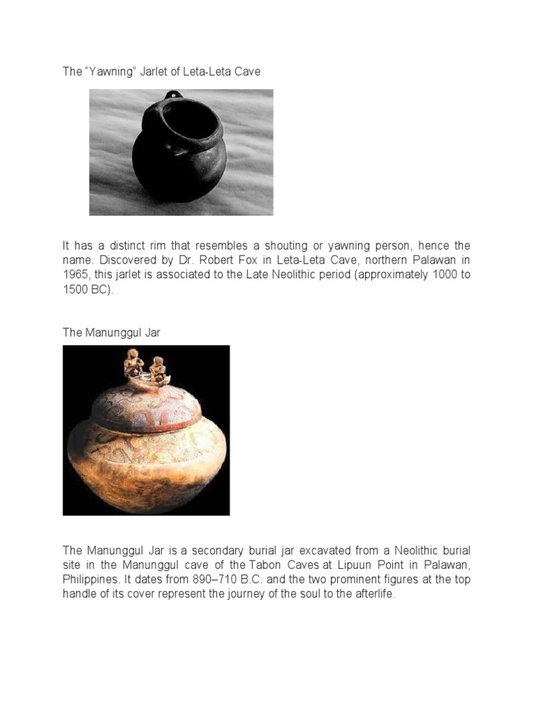Neolithic Treasures Of The Philippines Pdf