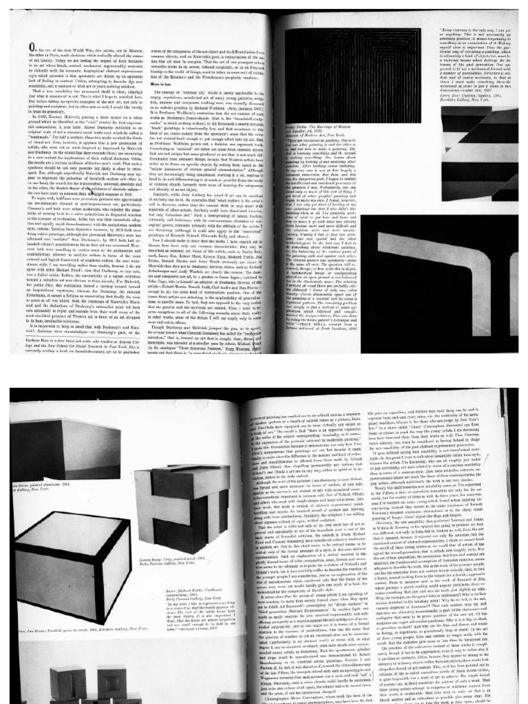 Barbara Rose - "A B C Art," 1965 | PDF