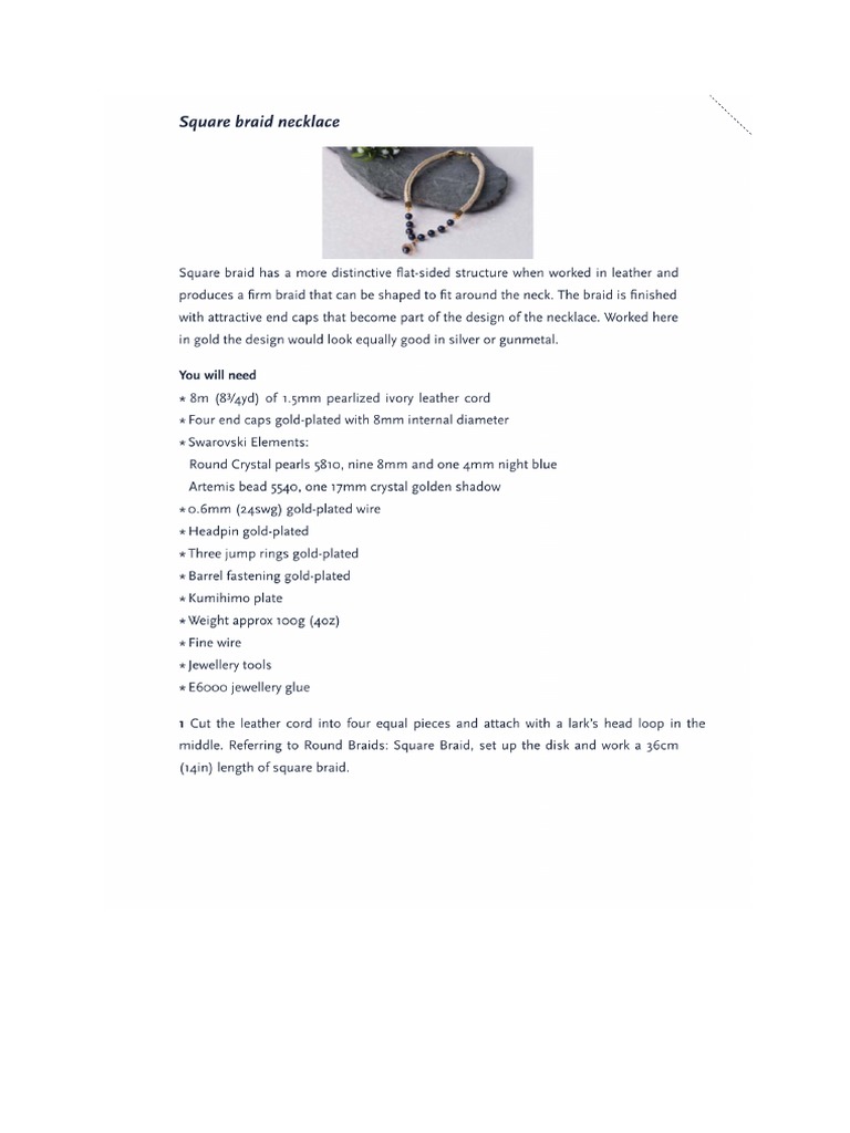 Kumihimo Square Braid | PDF