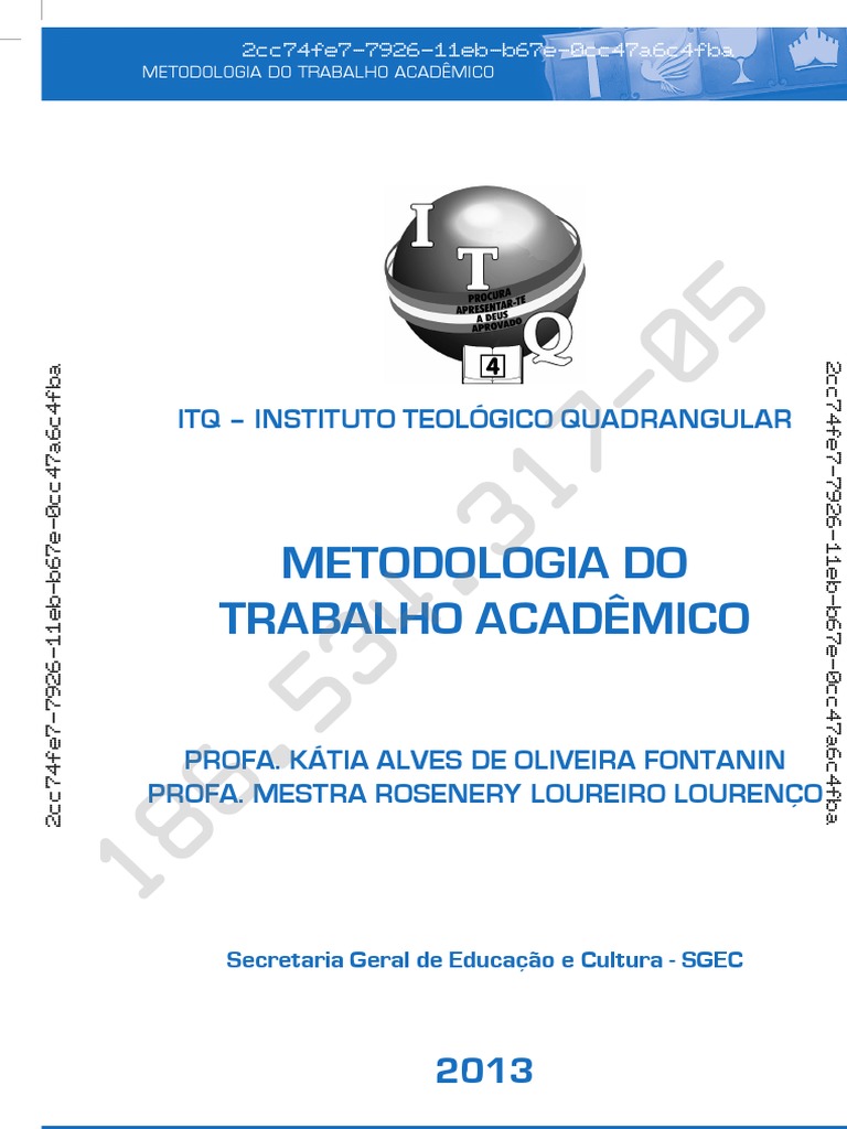 Metodologia Do Trabalho Academico (MTA) | PDF | Science | Conhecimento