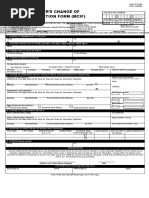 Member'S Change of Information Form (Mcif) : (Last Name, First Name ...