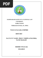 Map Showing The Vijayanagara Empire With Capital City and Current ...