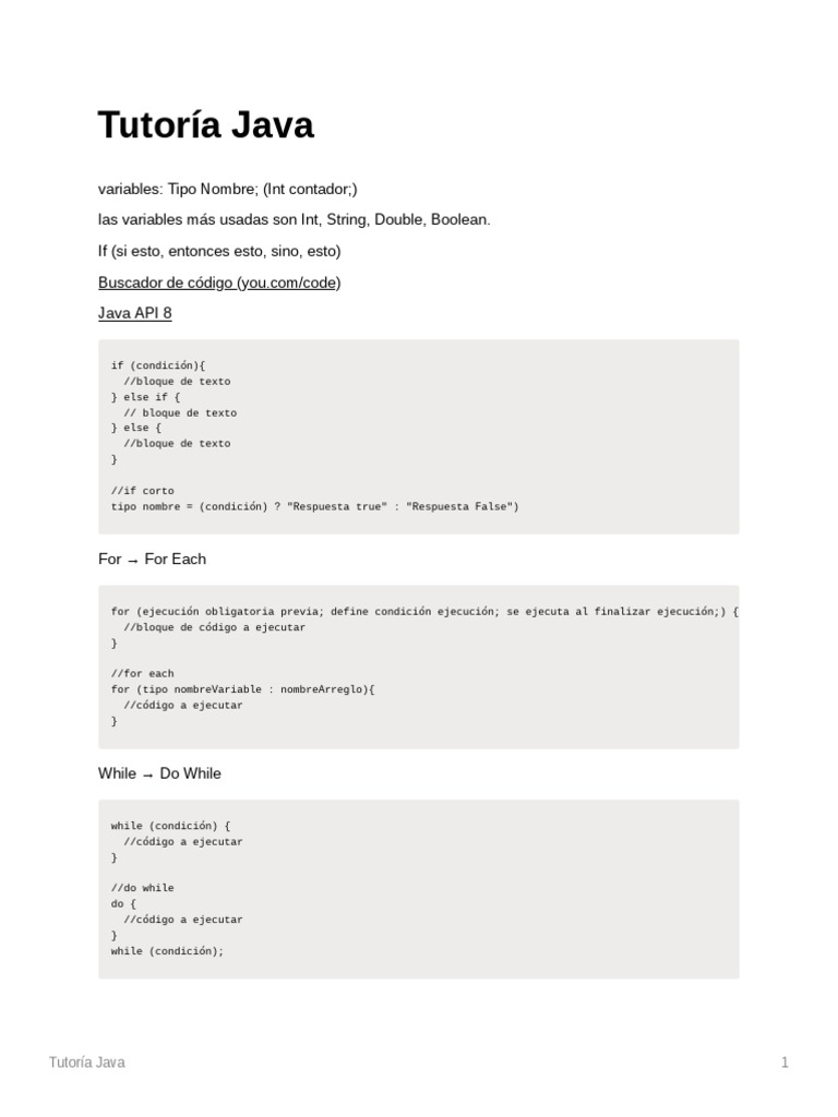 Tutora Java Pdf Estructura De Datos De Matriz Java Lenguaje De Programación 1853