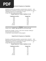 OpenEpi Sample Size Calculator Guide | PDF | Standard Error | Sampling ...