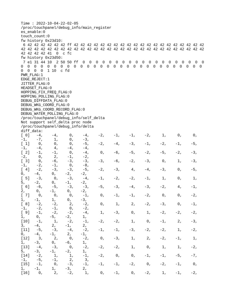 TP Debug Info | PDF | Technology & Engineering
