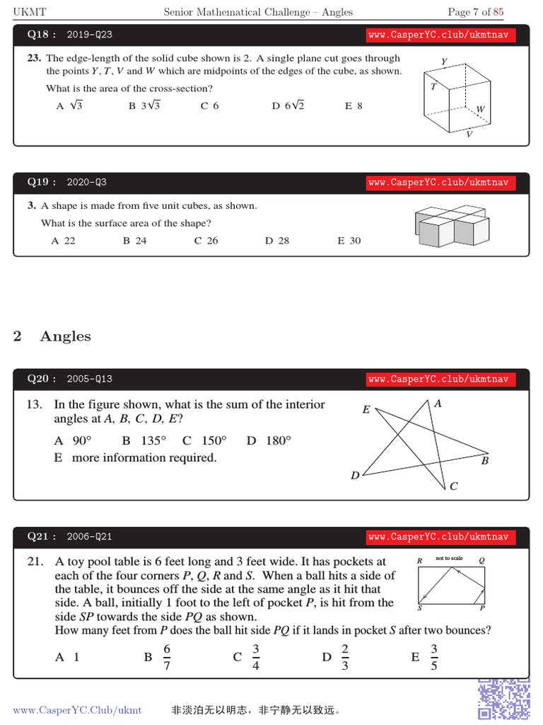 DR Yu SMC by Angles | PDF | Triangle | Area