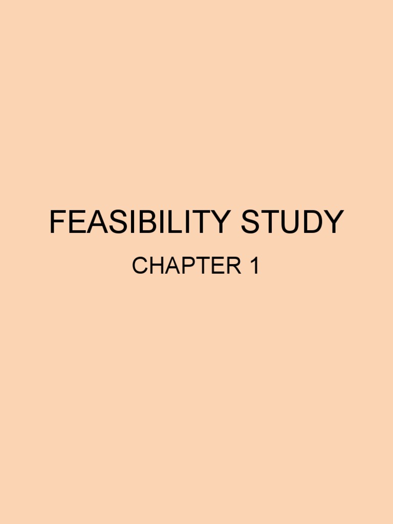 FEASIBILITY-STUDY | PDF | Cakes | Breads