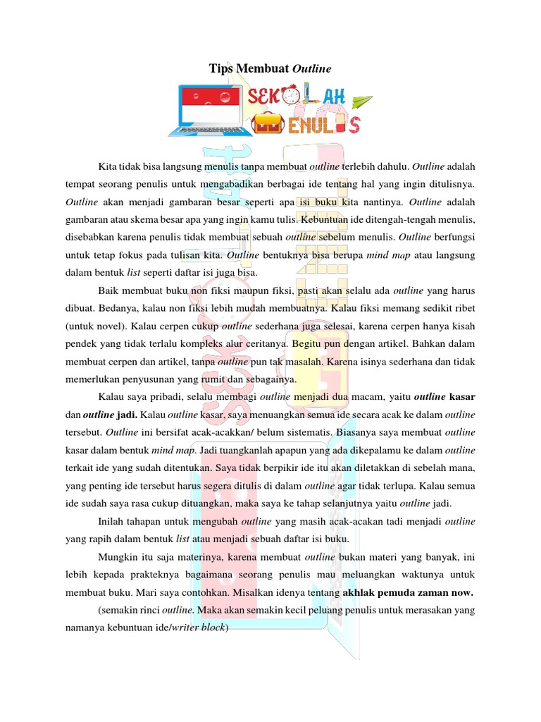 Tips Membuat Outline | PDF