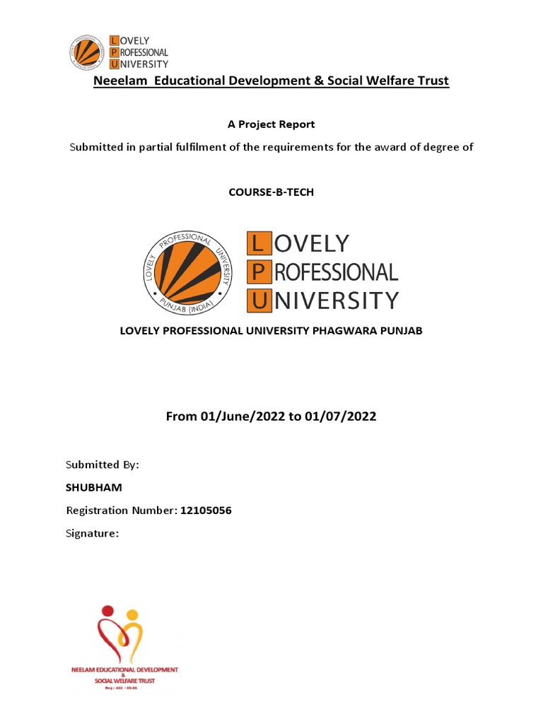 Cdp Report Lpu Pdf Non Governmental Organization