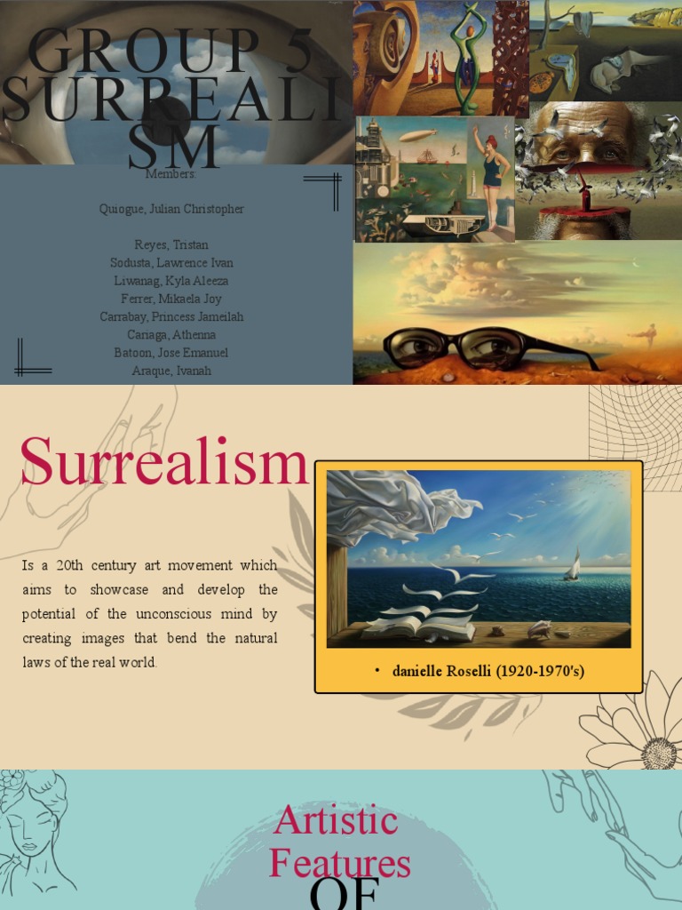 Group 5 (Surrealism) | PDF | Surrealism | Salvador Dalí
