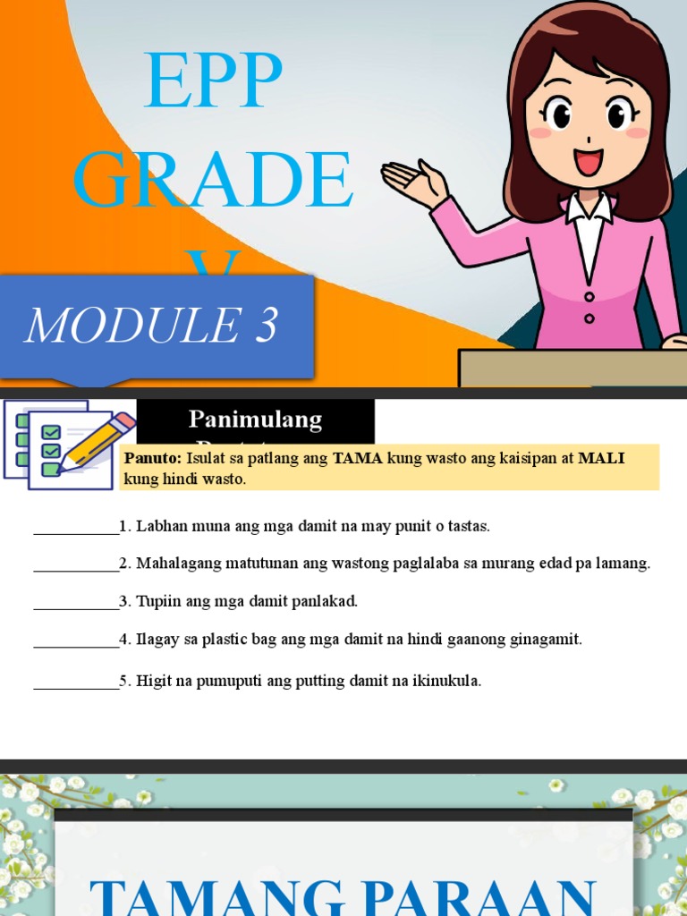 Epp5 PPT M3 | PDF