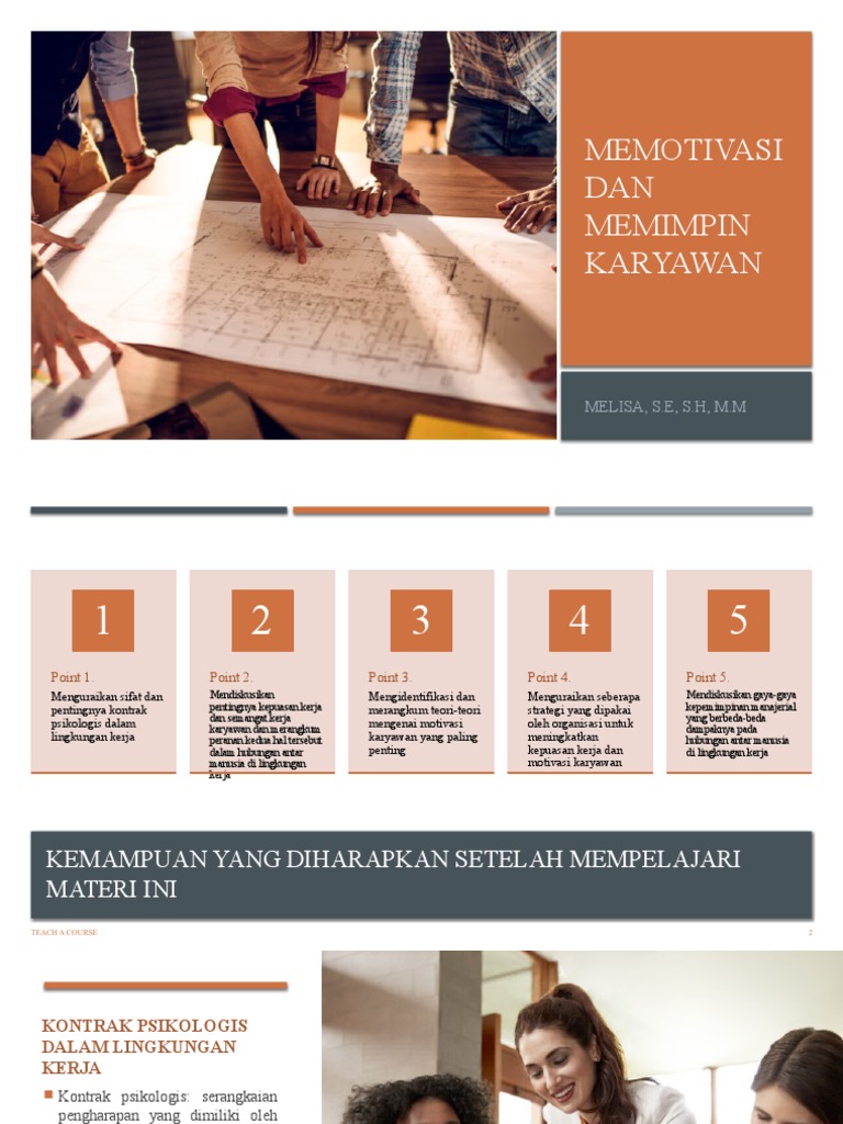 Memotivasi Dan Memimpin Karyawan | PDF | Karier & Perkembangan