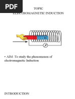 Physics Investigatory Project ELECTROMAGNETIC INDUCTION Class 12 | PDF ...