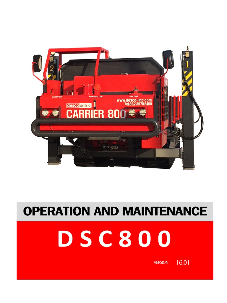 DSC 800 Operation & Maintenance Manual | PDF | Safety | Personal ...