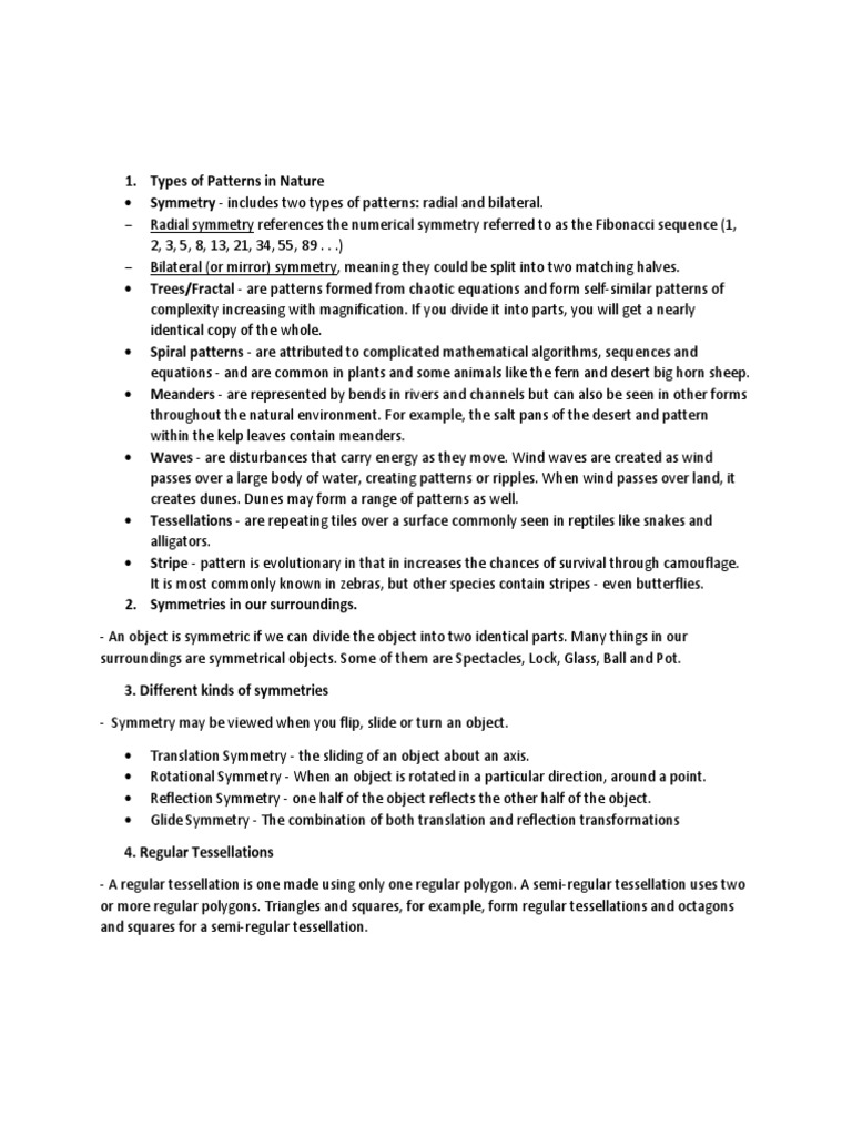 Assignment In Math Pdf Pattern Symmetry 7900