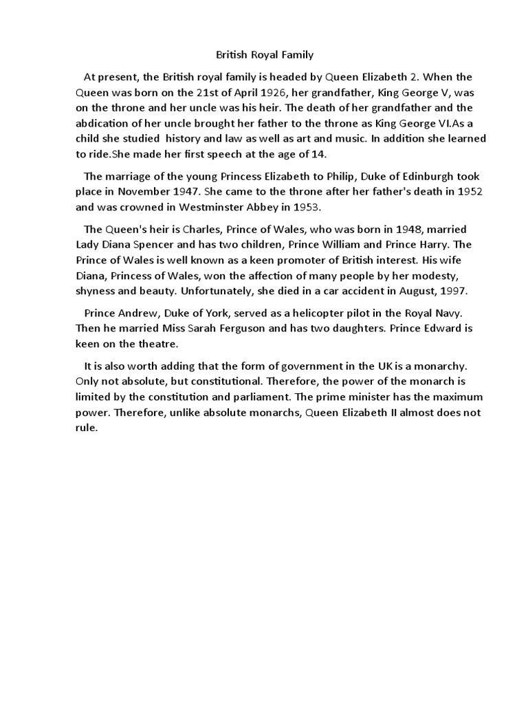 British Royal Family 2 | PDF | Classics