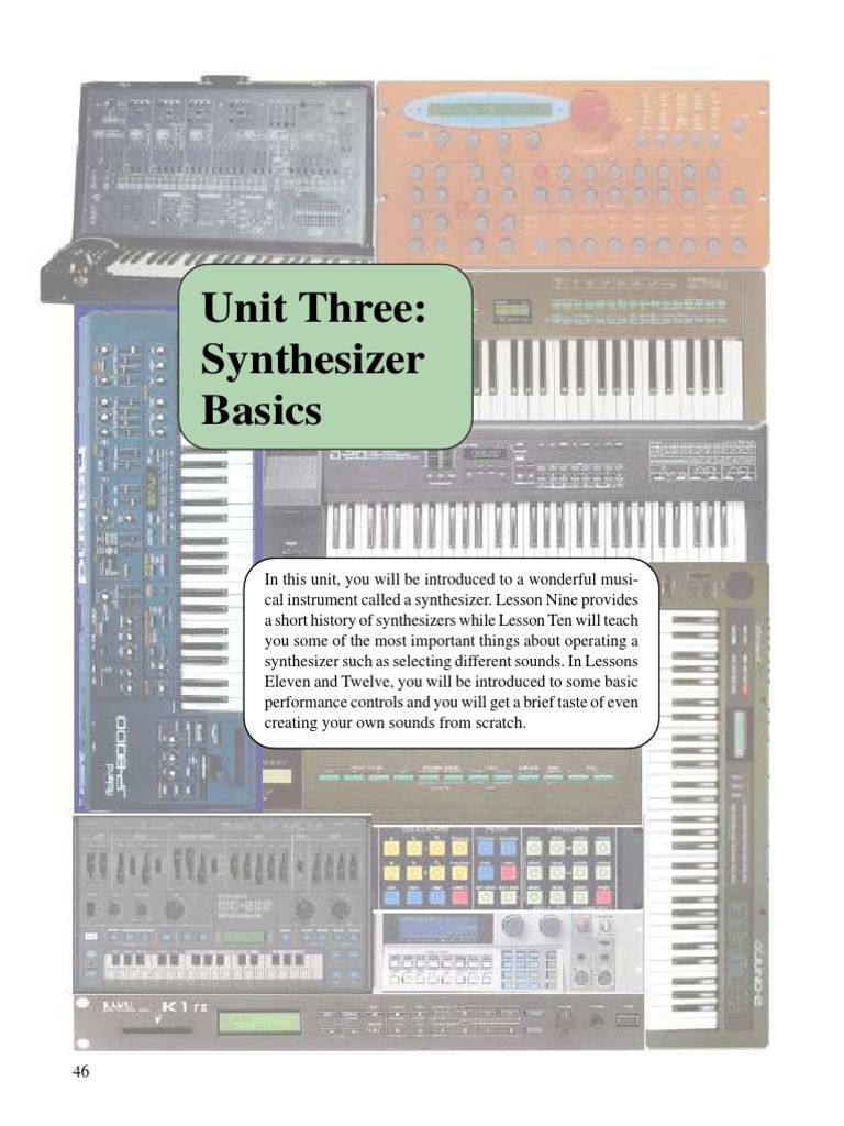 09 Synth History | PDF | Synthesizer | Electronic Music