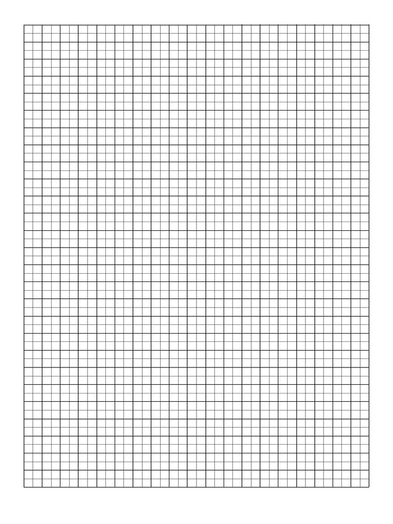 Graph Paper 5mm Squares | PDF