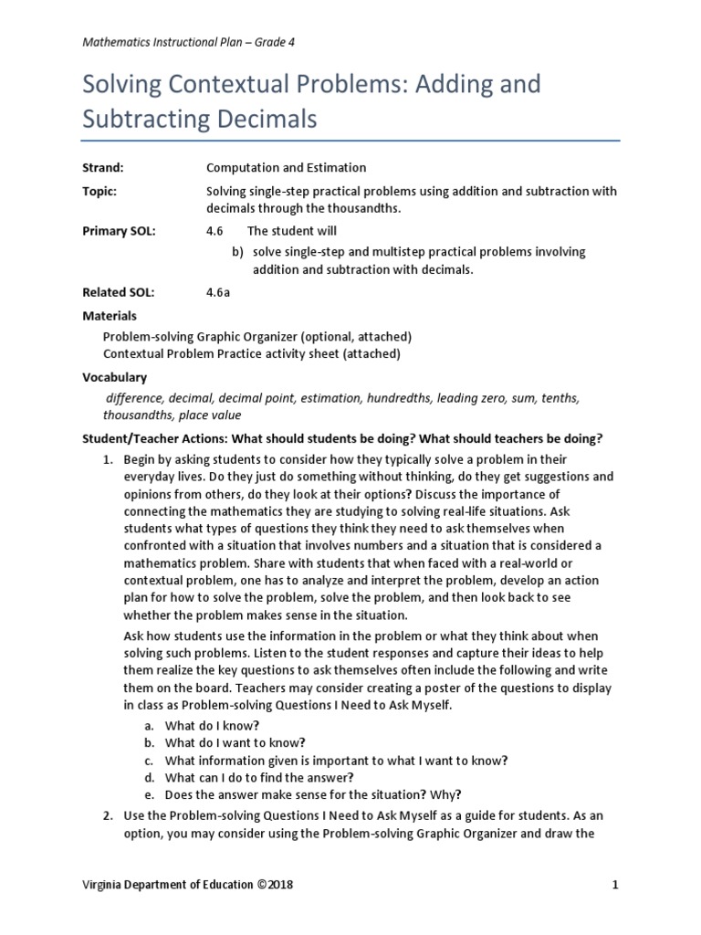 Mip 4 6b Solv Cont Prob | PDF | Thought | Behavior Modification