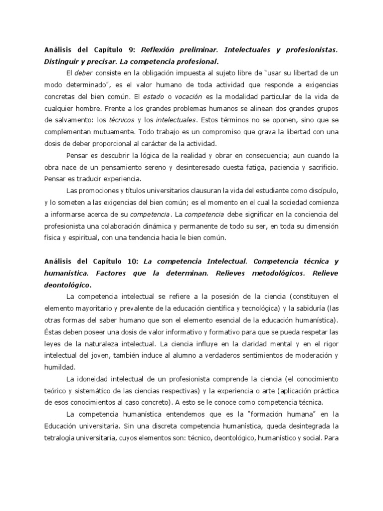 Competencia Profesional - La Competencia Intelectual (Técnica y ...