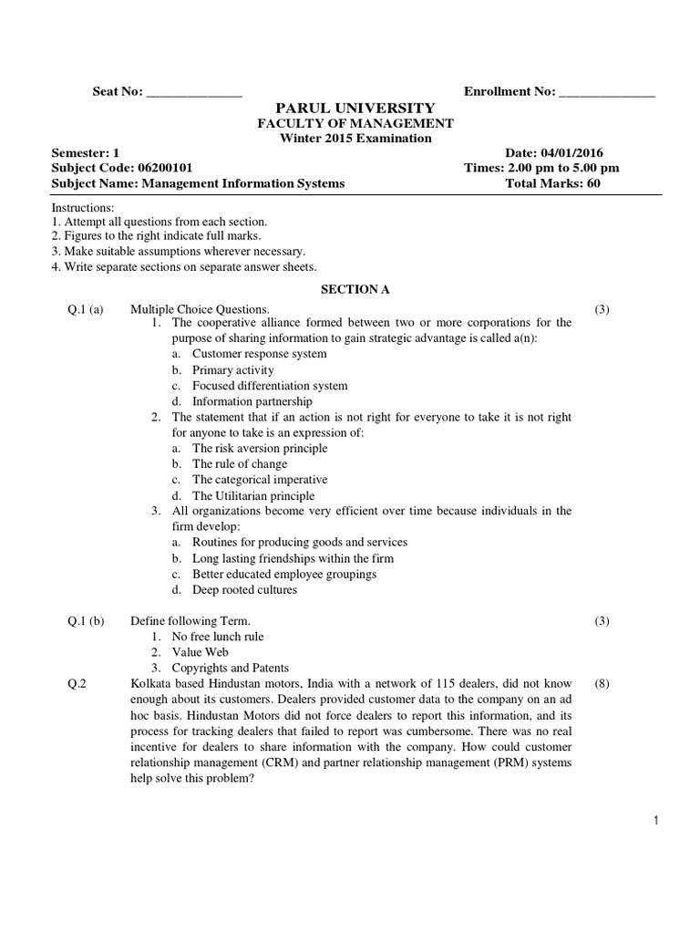 25 Question Paper | Download Free PDF | Electronic Business ...