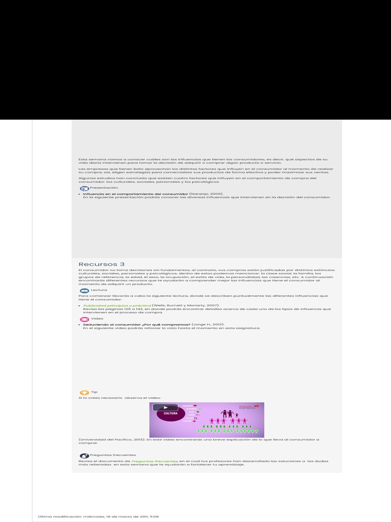 AA023!1!2908 - L1CM119 - Modalidad de Exámenes - Semana 3 | PDF | Los consumidores | Publicidad