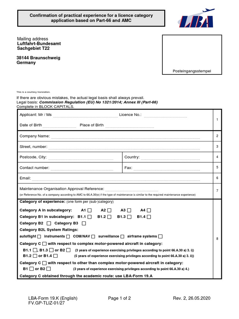 LBA-Form 19 K Englisch | PDF | Justice | Crime & Violence