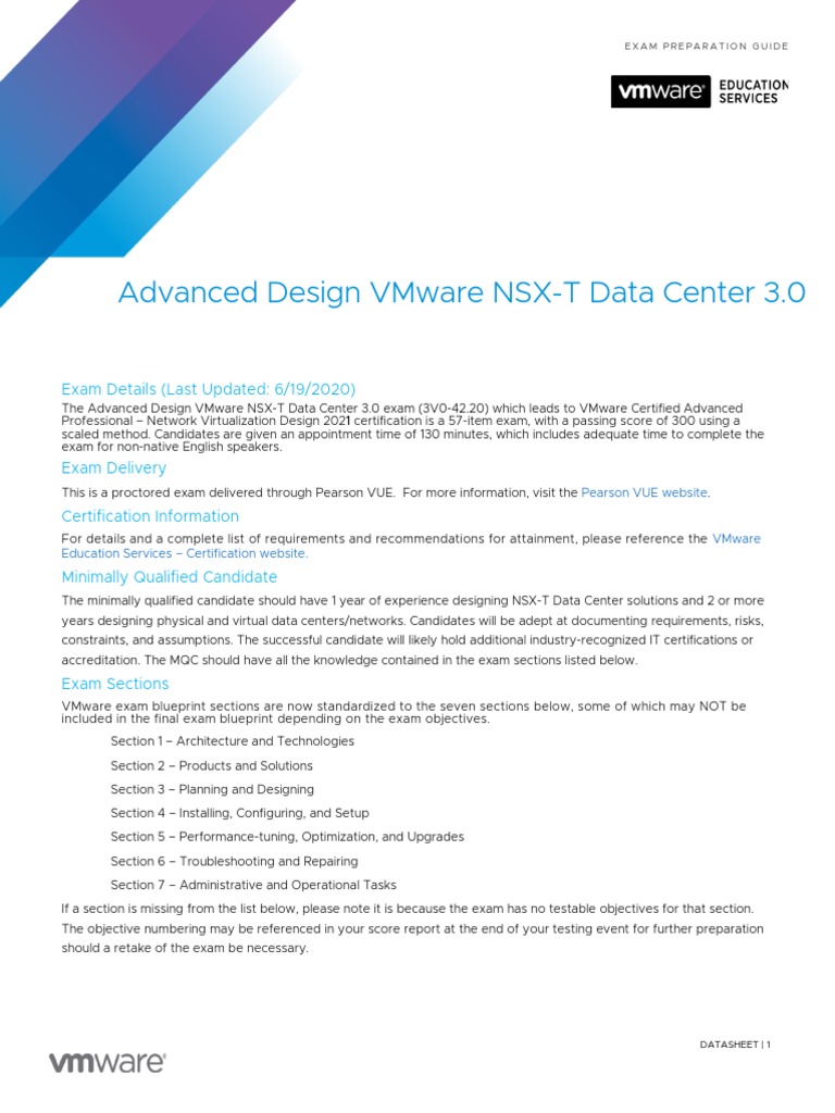 VMW Vcap NV Design Exam Preparation Guide | PDF | Test (Assessment ... VMW Vcap NV Design Exam Preparation Guide | PDF | Test (Assessment ...