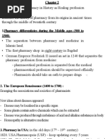Timeline, History of Pharmacy | PDF | Pharmacy | Medicine