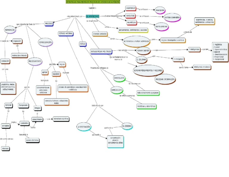 MAPA CONCEPTUAL CAP. 1 APRENDIZAJE - Compressed | PDF