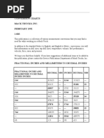 MM To Inch Valve Chart | PDF