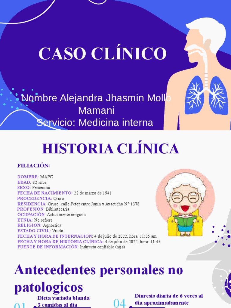 Caso Clínico Med. Int | PDF | Especialidades Medicas | Medicina CLINICA