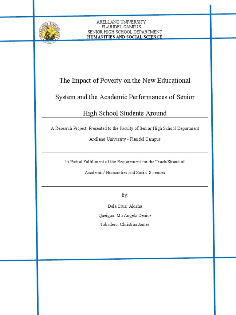 12HUMSS5-DelaCruz-FINAL RESEARCH | Download Free PDF | Poverty | Poverty & Homelessness