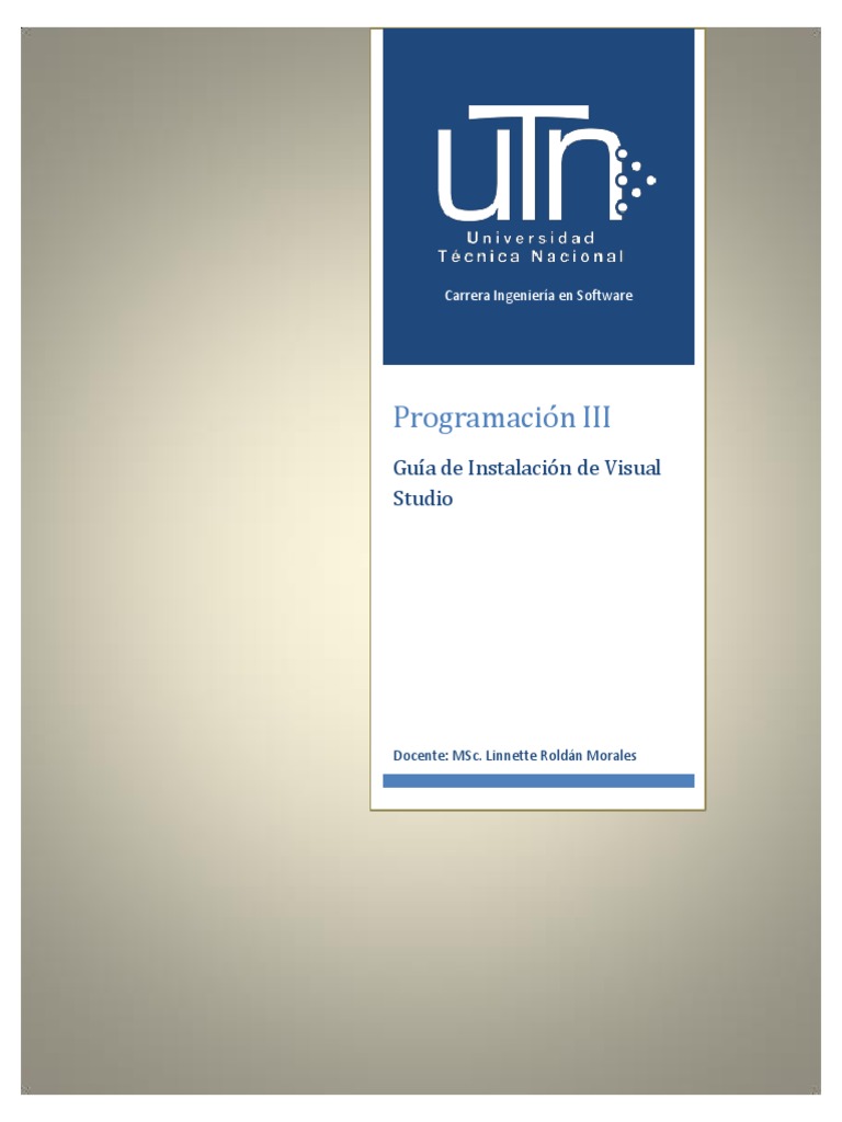 Instalación de Visual Studio | PDF | Microsoft Visual Studio | Ventana ...