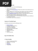 TELOS Feasibility Study Guide | PDF | Feasibility Study | Consultant