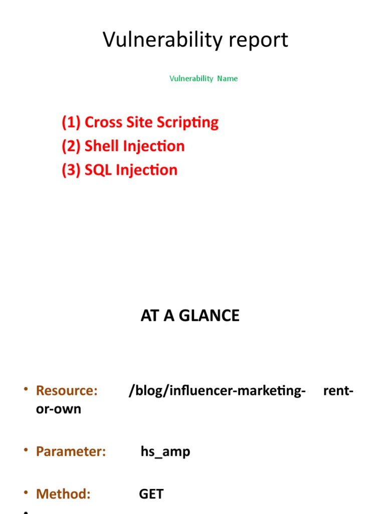 Vulnerability Report | PDF | Computer Programming | Secure Communication