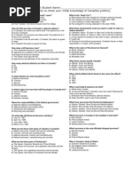 Canadian Citizenship Test Questions | PDF | Provinces And Territories ...