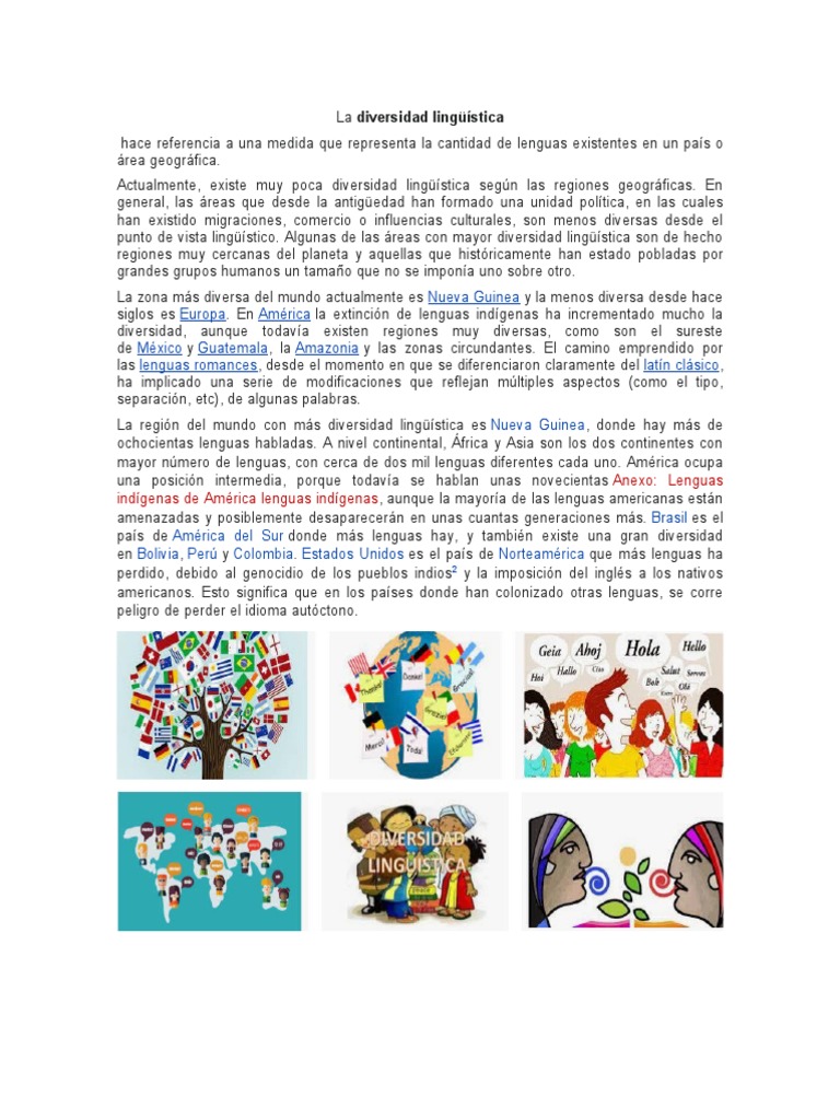 La Diversidad Linguistica | PDF