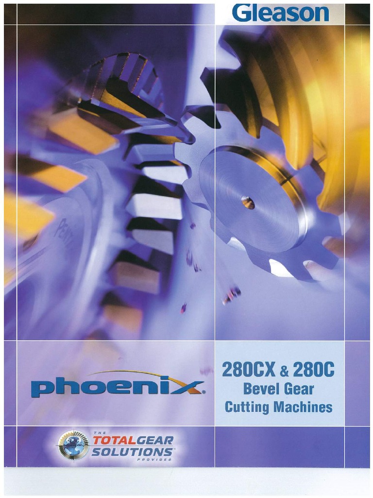Phoenix 280cx & 280c Bevel Gear Cutting Machines New en - Compressed | PDF