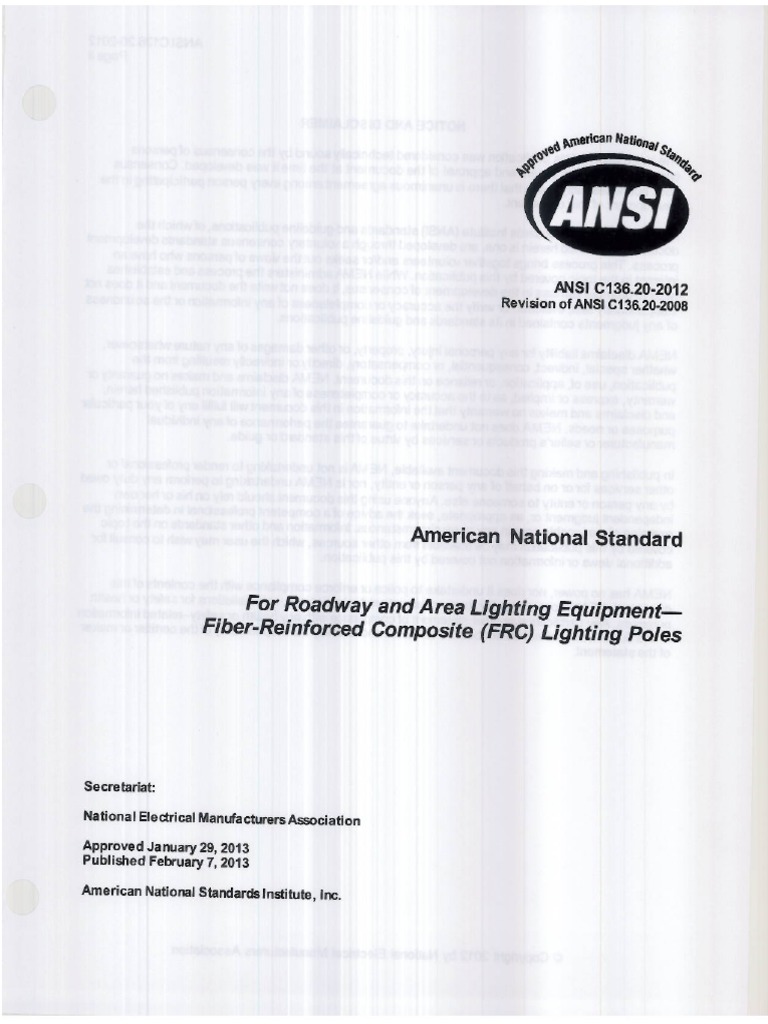 ANSI C136.20-2012scan | PDF