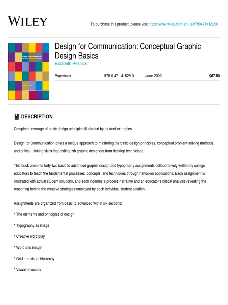Design For Communication Conceptual Grap | Download Free PDF | Design | Graphic Design