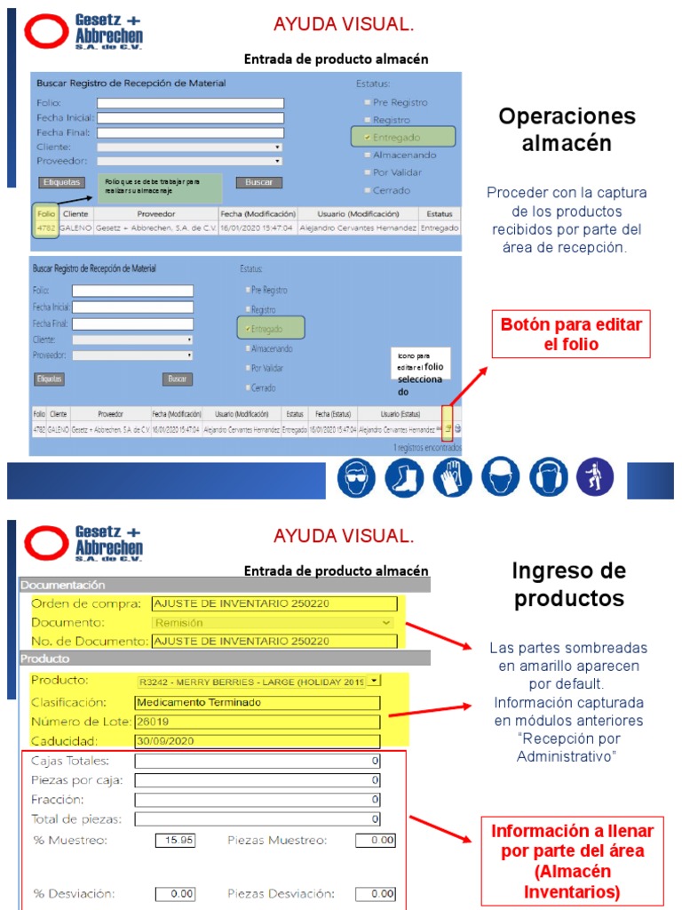 Ayuda Visual para Almacén | PDF